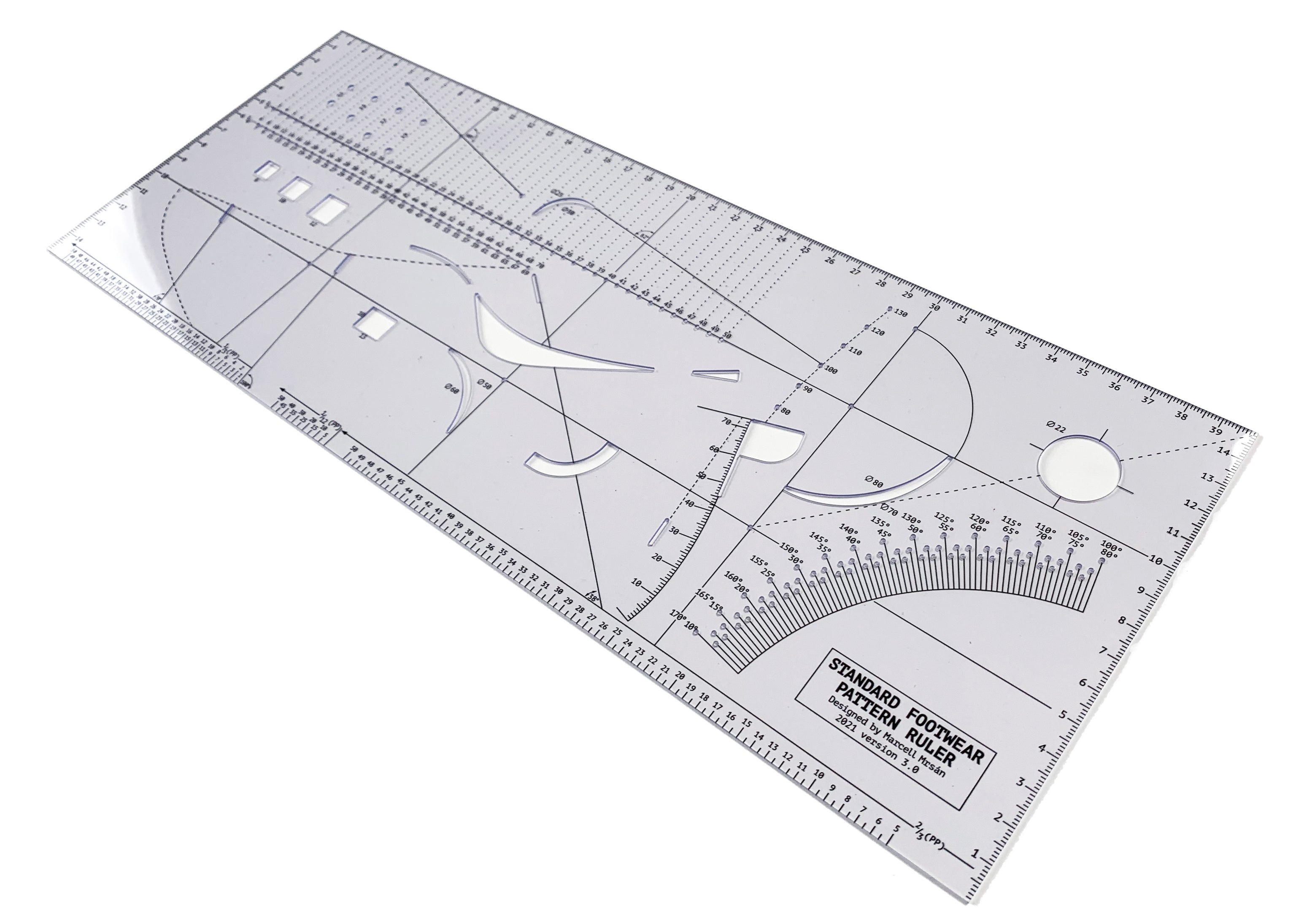 Professional Footwear Pattern Ruler 3.0 – ZEGZUG
